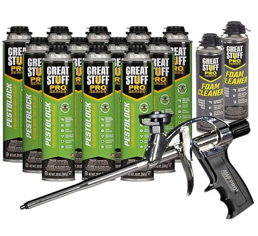 Great Stuff Pro Pestblock Polyurethane Foam Sealant 20 oz, Case of 12 ...