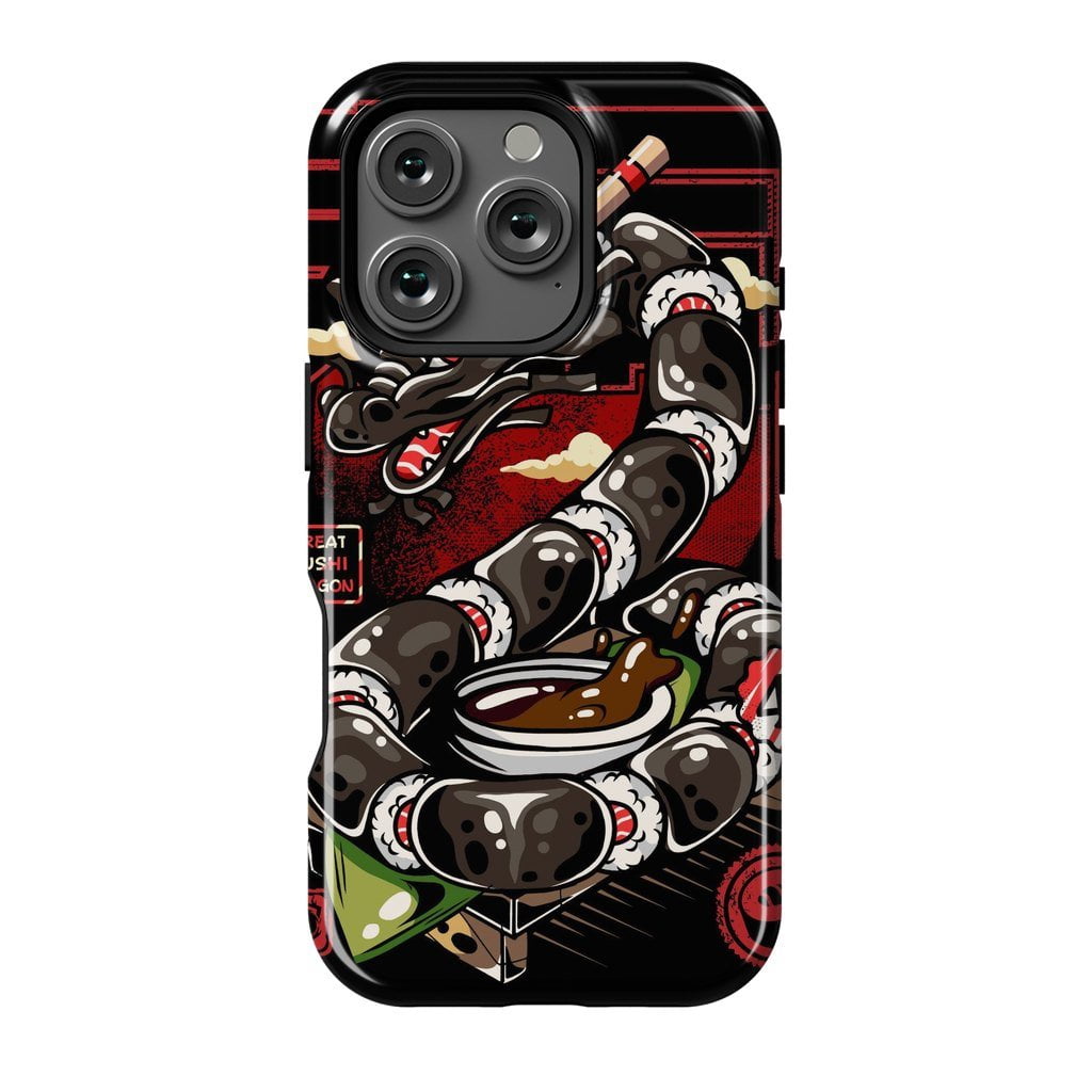 Great Sushi Fun Foodie Aesthetic iPhone Case with iPhone 11 to 16 Pro ...