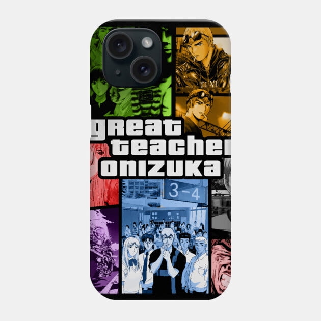 Great Teacher Onizuka Anime Vintage Protective Cover for iPhone 11–17 ...