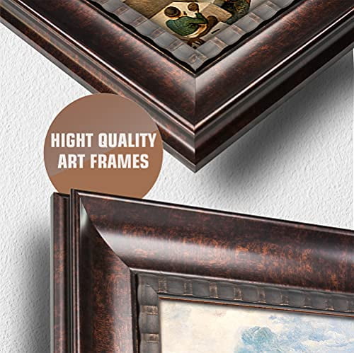 The Great Tower of Babel 1563 by Pieter Bruegel the Elder Framed Size:35.5x25.5 inches,Image ...