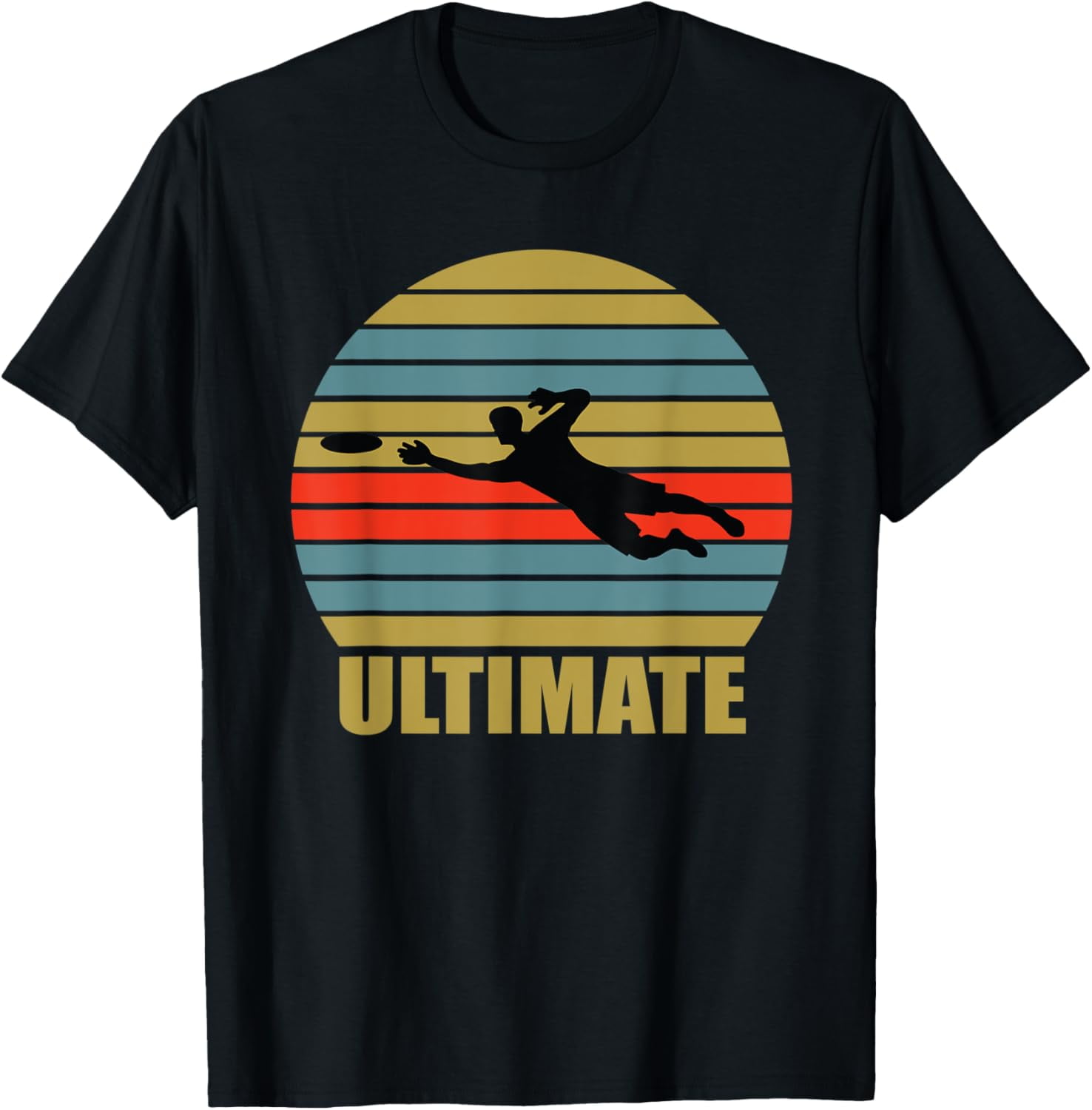 Great Ultimate Design Frisbee Player Flying Disc T-Shirt - Walmart.com