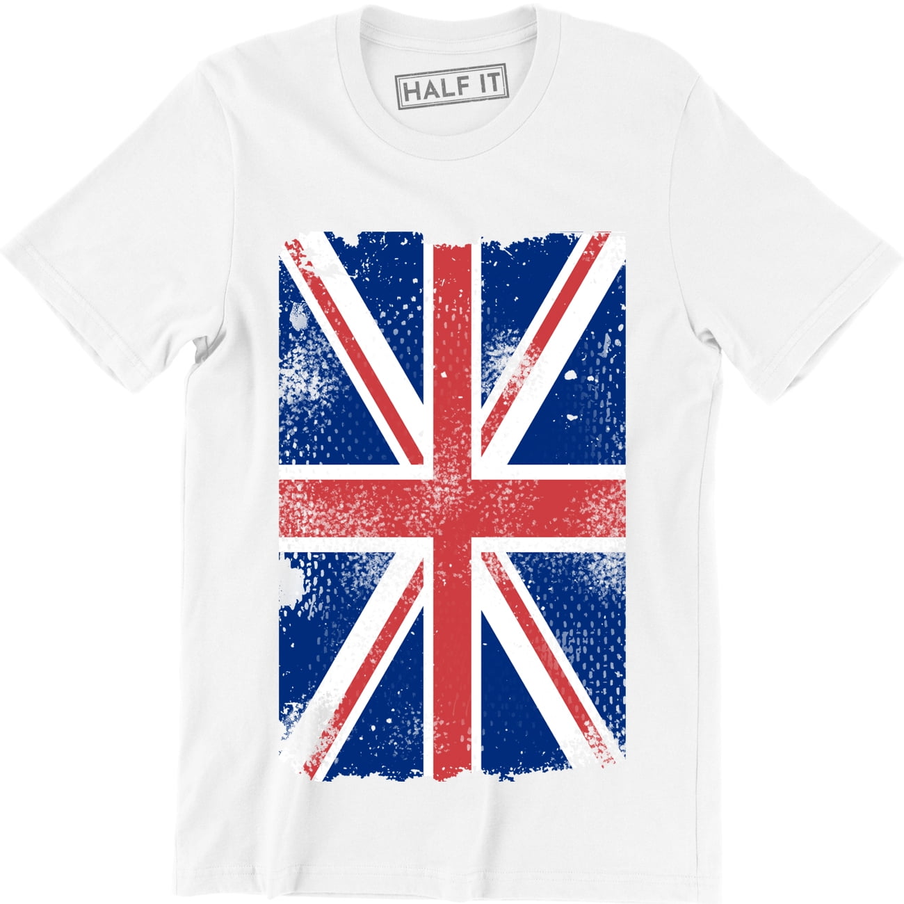 Great United Kingdom Distressed British Country Flag Men's T-Shirt ...