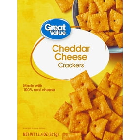 Great Value Baked Cheddar Penguin Crackers 19 oz Kosher Dairy Snack ...