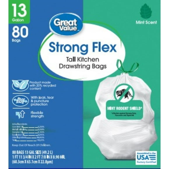 Great Value Trash Bags in Trash Bags - Walmart.com