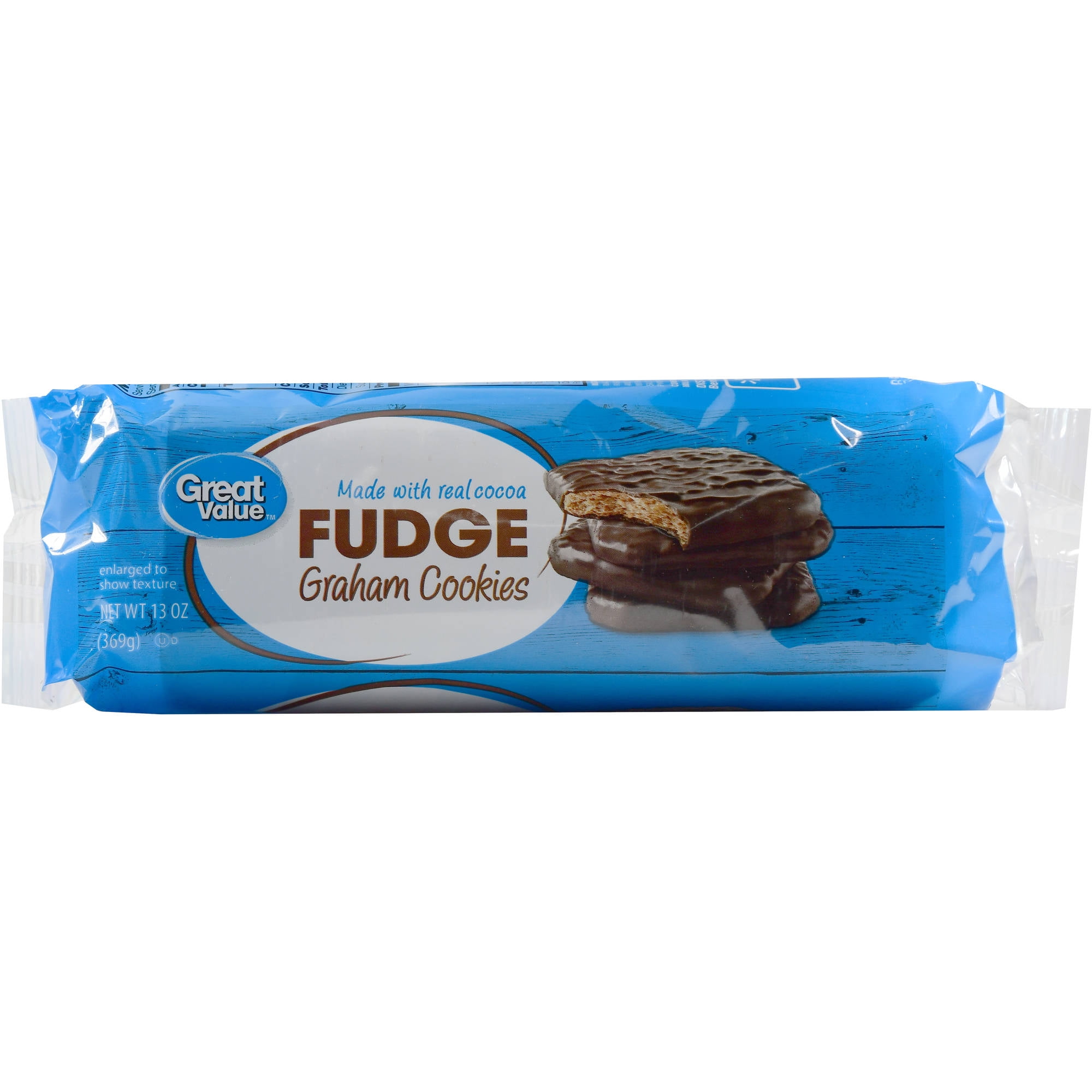 Great Value Fudge Graham Cookies, 13 oz - Walmart.com
