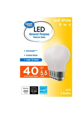 60 Watt Light Bulbs in Light Bulbs by Wattage - Walmart.com