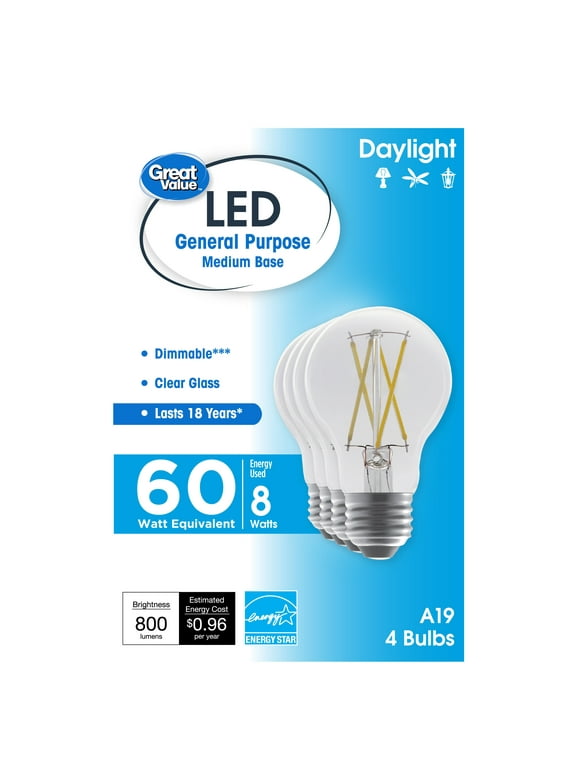 LED Daylight Light Bulbs in LED Light Bulbs - Walmart.com