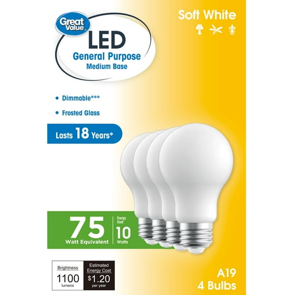 Great Value LED Light Bulbs - Walmart.com