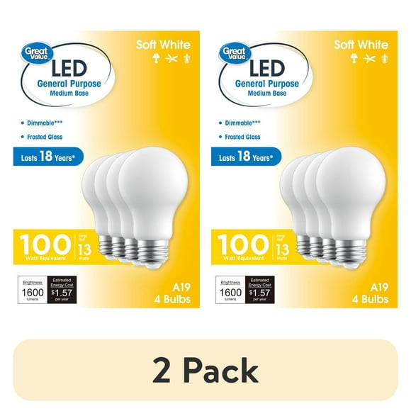 Great Value Light Bulbs in Shop Light Bulbs by Brand - Walmart.com