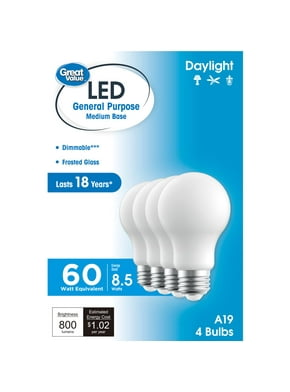 Dimmable Light Bulbs in Light Bulbs - Walmart.com