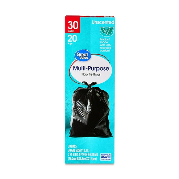30 Gallon Trash Bags in Trash Bags - Walmart.com