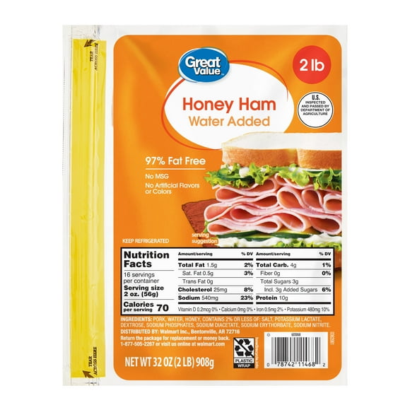 Honey Ham in Deli Meat & Cheese - Walmart.com