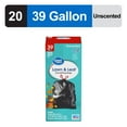 Great Value 39-Gallon Drawstring Lawn & Leaf Trash Bags, 20 Bags ...