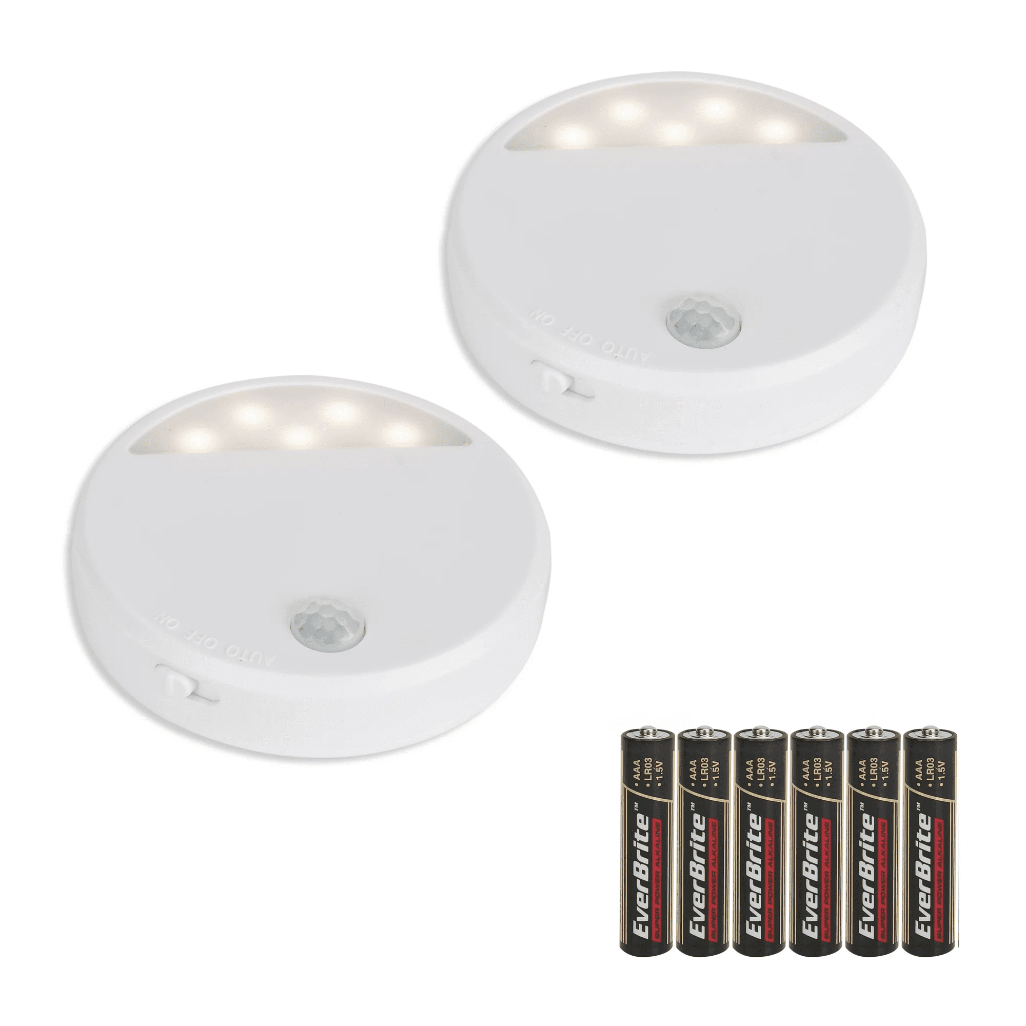 Great Value 4145VN Battery Powered Motion Activated LED Under-Cabinet ...