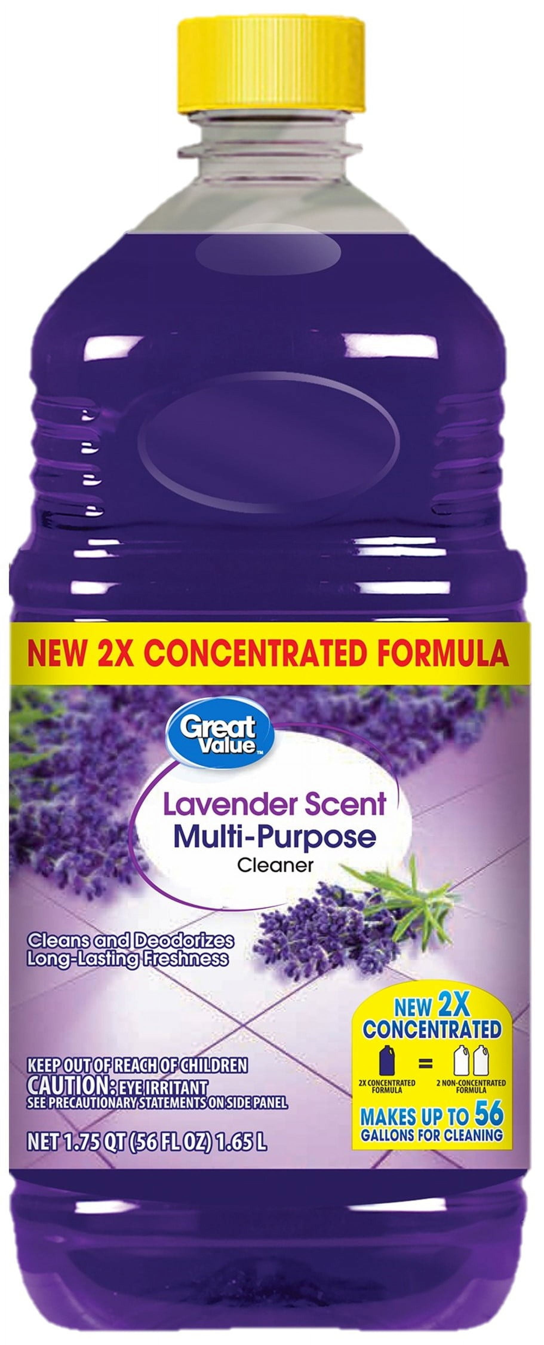 Great Value Concentrated 56oz Lavender Multi-Purpose Cleaner for Heavy ...