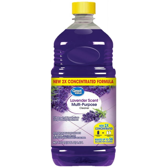 Great Value Concentrated Multi Purpose Cleaner, Lavender Scent, 56 fl ...