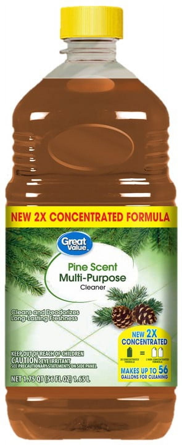 Great Value Concentrated Multi-Purpose Cleaner Pine Scent 56 fl oz ...