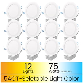 Govee Smart 6'' LED Retrofit Recessed Can Lights for Indoor Living Room ...