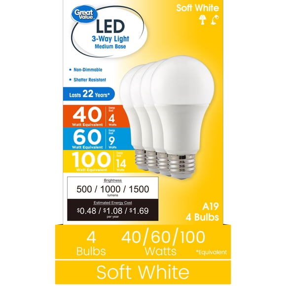 100 Watt Light Bulbs in Light Bulbs by Wattage - Walmart.com