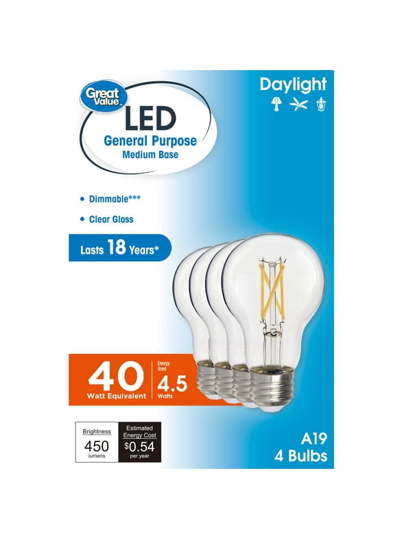 40 Watt Light Bulbs in Light Bulbs by Wattage - Walmart.com