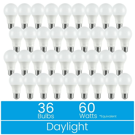 Feit Electric LED Light Bulbs, Dimmable, 60W Equivalent, Selectable ...