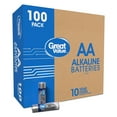 Great Value Alkaline AA Batteries (100 Pack) - Walmart.com
