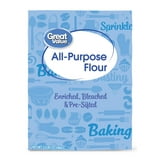 Great Value All-Purpose Enriched Flour 25 lb Bag for Baking and Cooking ...