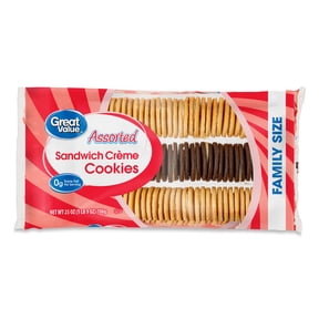 Great Value Mini Alphabet Cookies 1 oz 30 Snack Packs Educational ...
