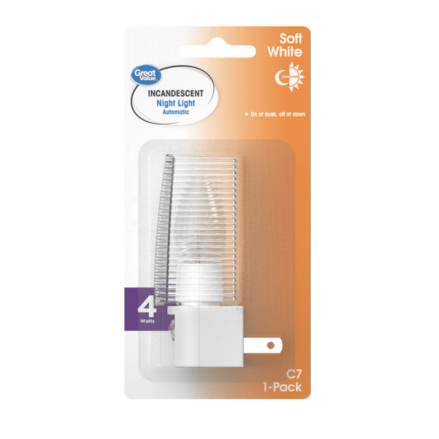 Great Value Automatic Incandescent Night Light - Walmart.com