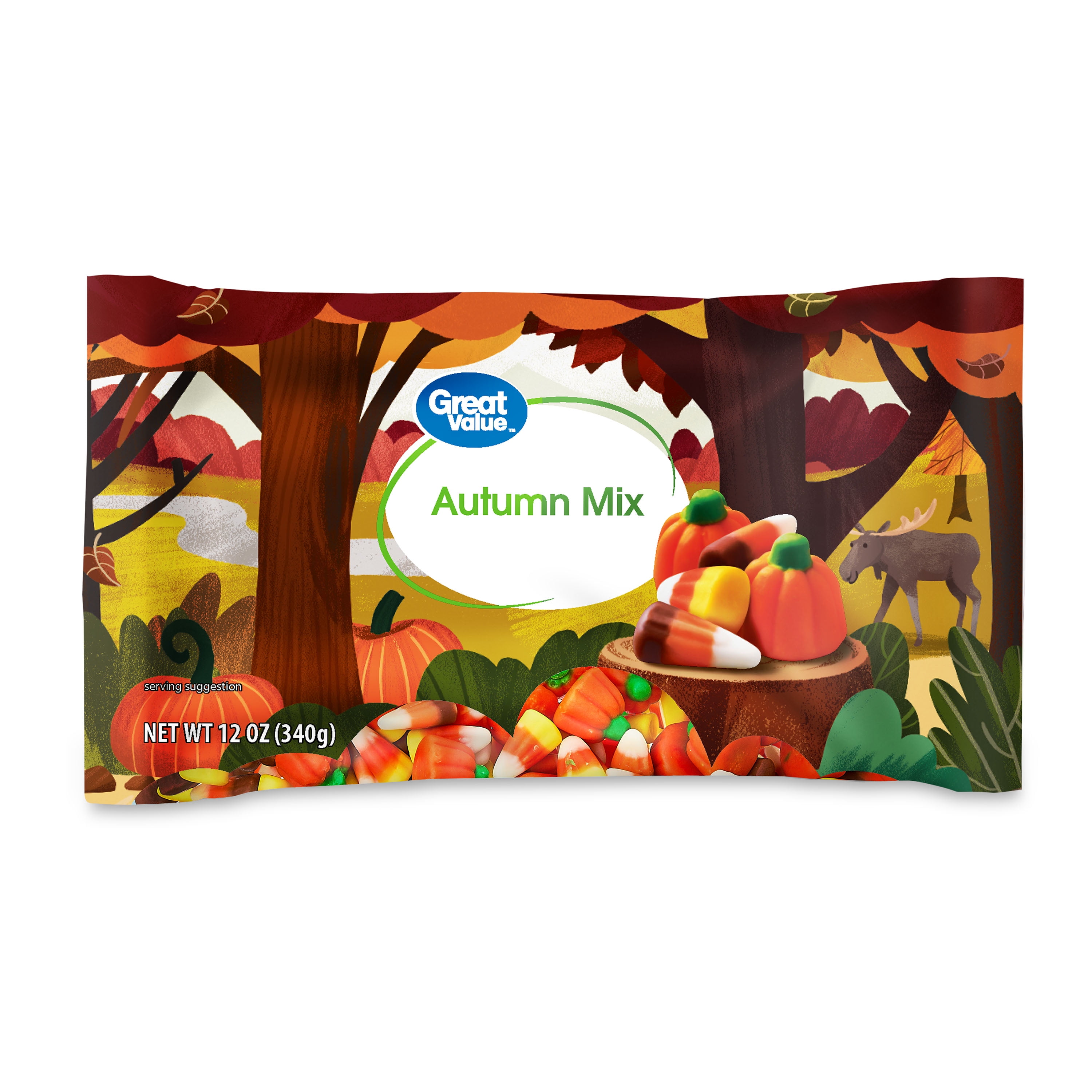Great Value Autumn Mix Halloween Candy, 12 oz Bag - Walmart.com