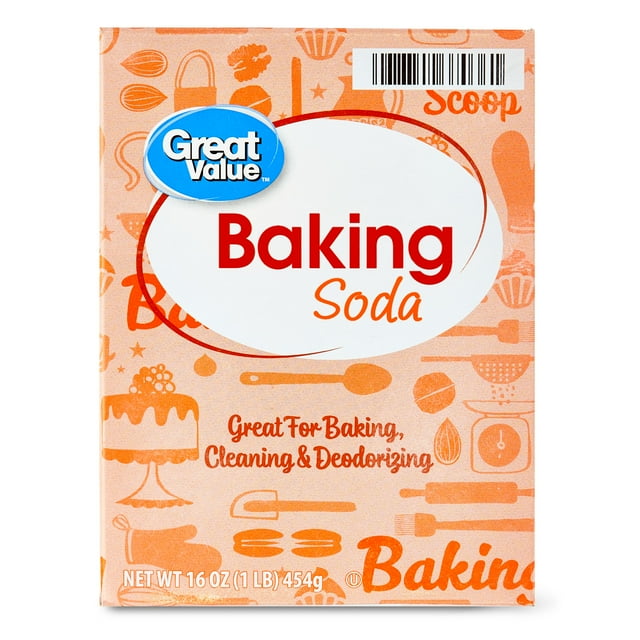 Great Value Baking Soda, 1 lb - Essential for Kitchens - Walmart ...