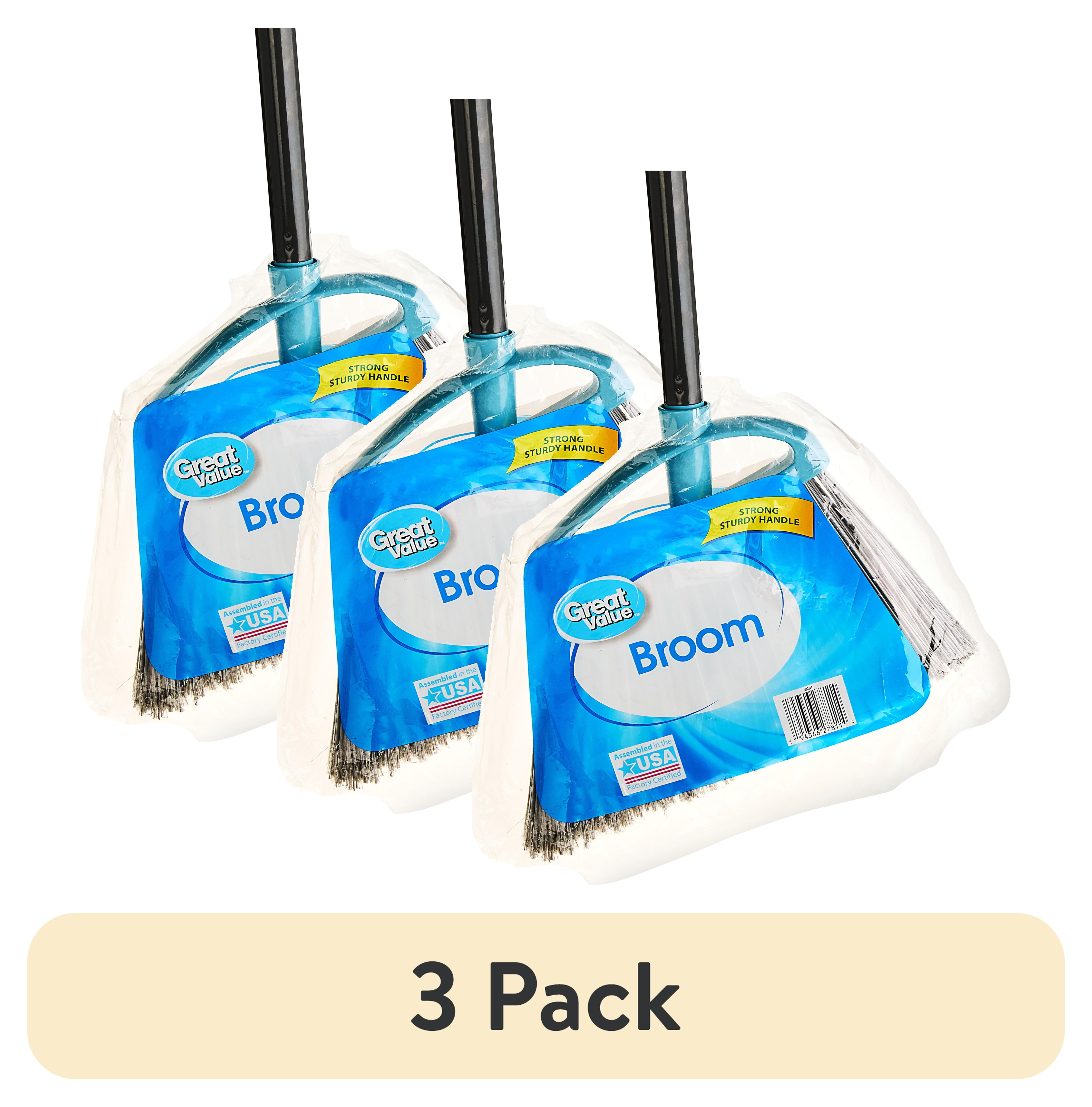 (3 pack) Great Value Basic Broom - Walmart.com