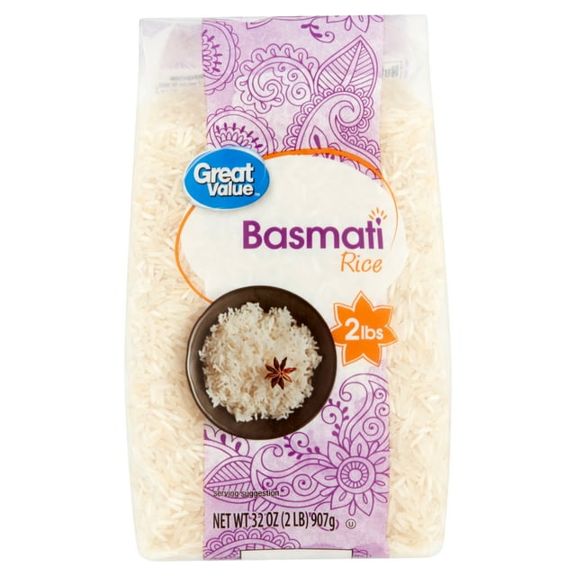 Great Value Basmati Rice, 2 lb - Walmart.com