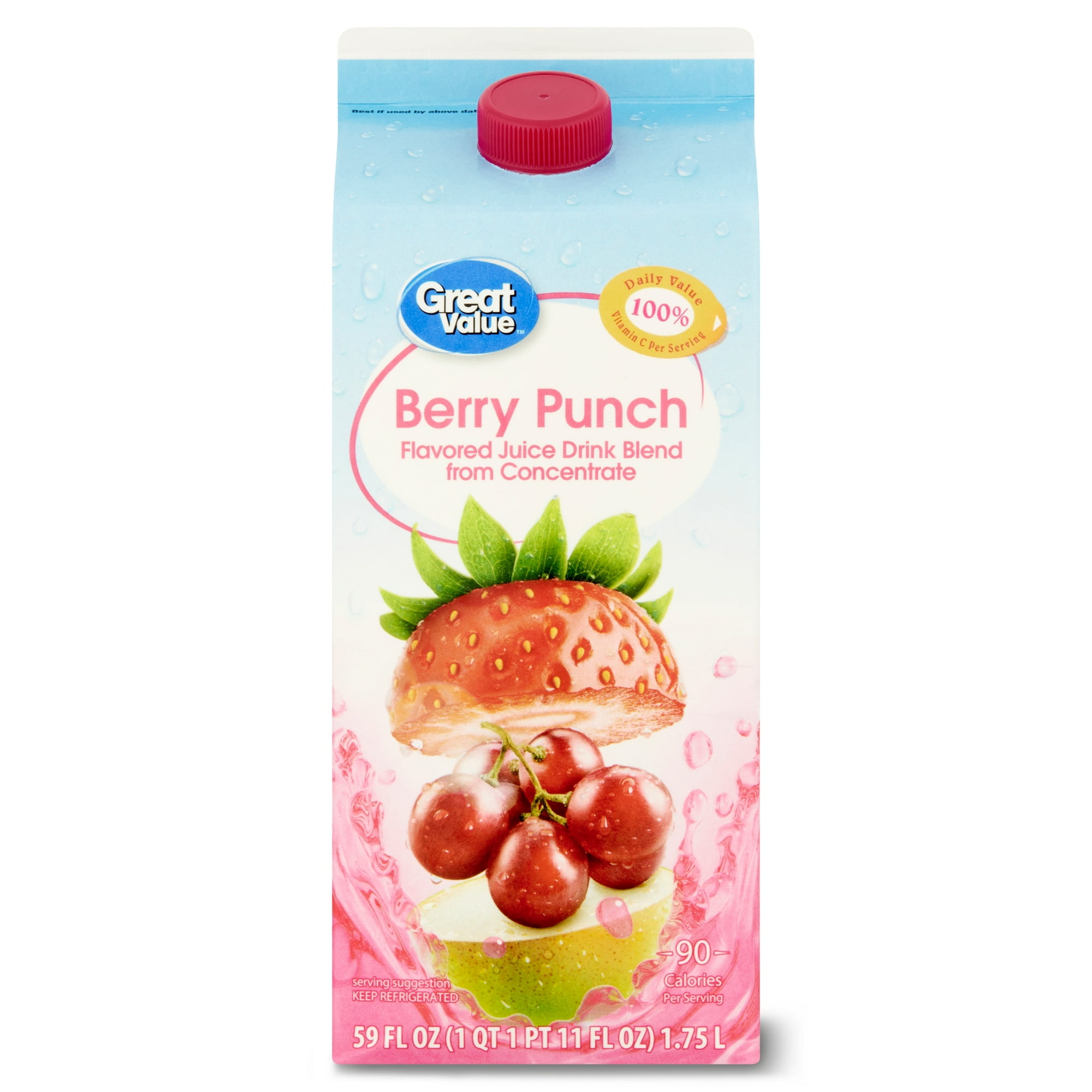 Great Value Berry Punch, 59 oz - itFRESH