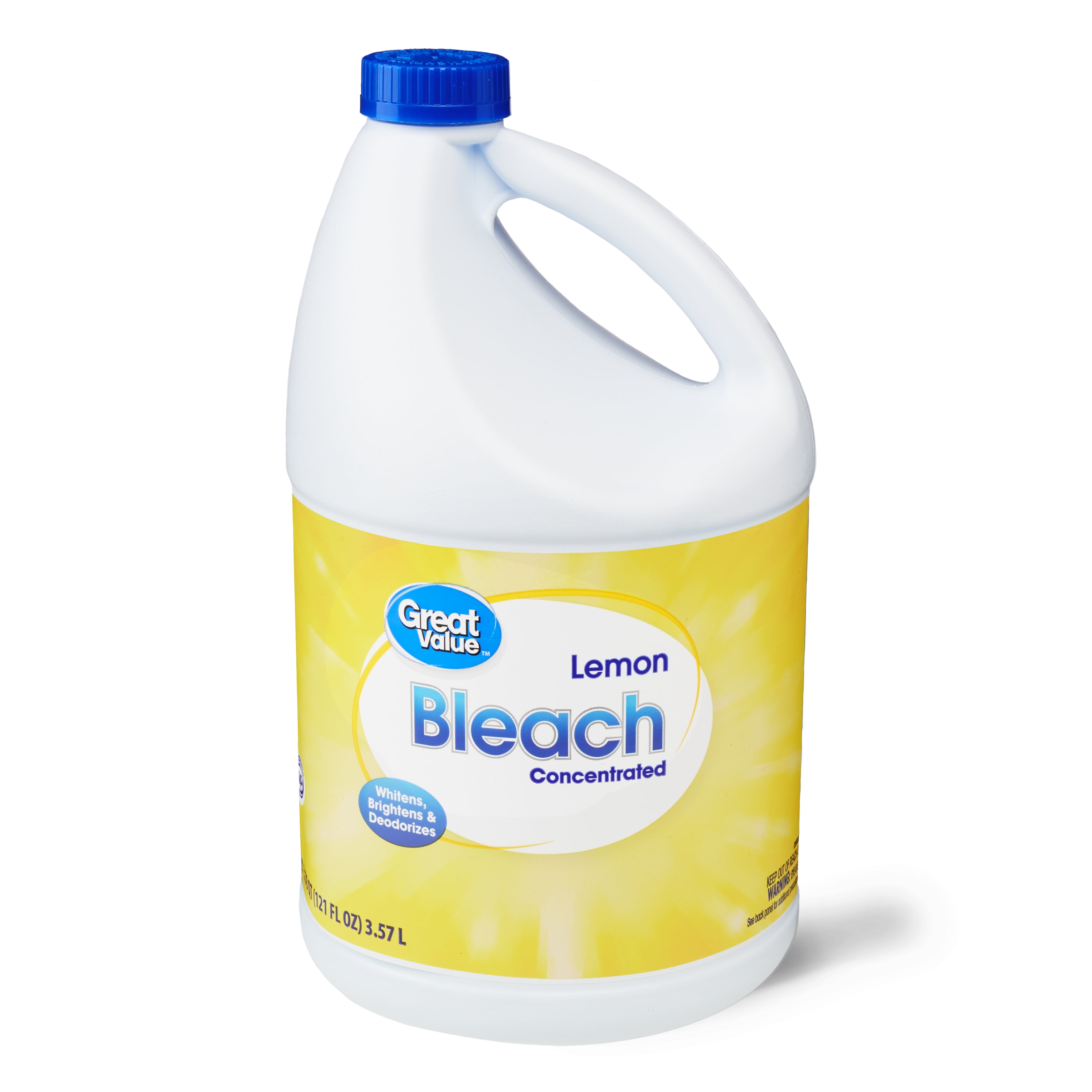 Great Value Bleach, Lemon Scent, 121 fl oz - Walmart Business Supplies
