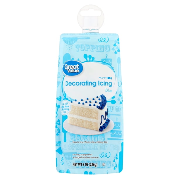 Great Value Blue Decorating Icing, 8 oz - Walmart Business Supplies