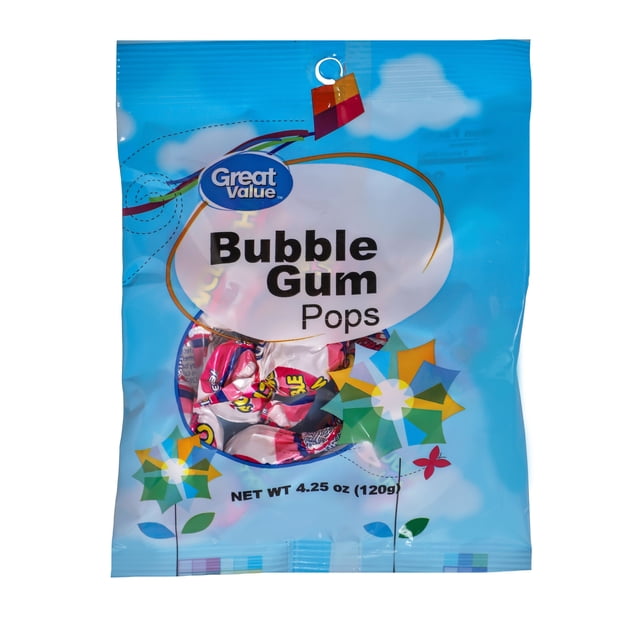 Great Value Bubble Gum Pops, 4.25 oz - Walmart Business Supplies