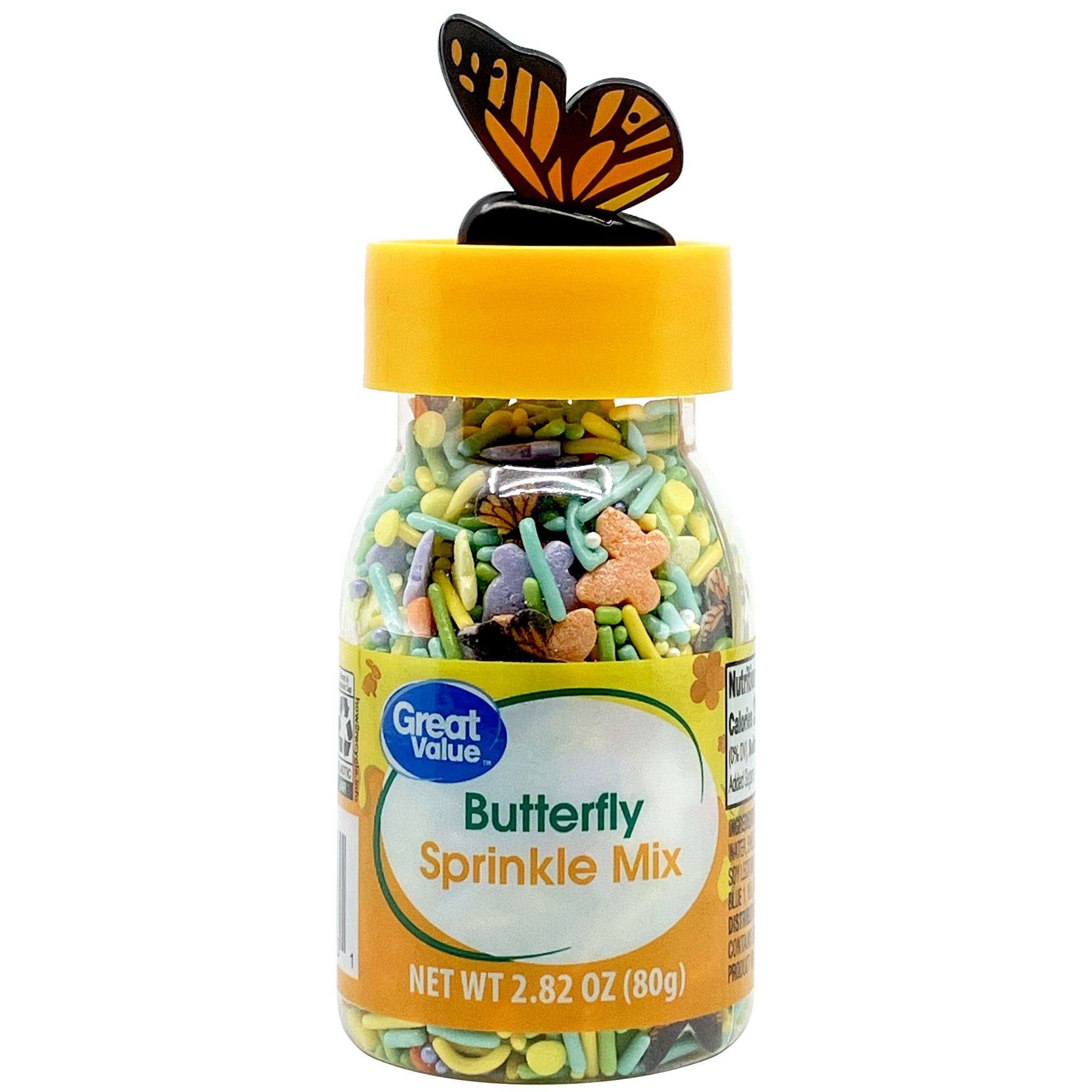 Great Value Butterfly Sprinkle Mix, 2.82 oz - Walmart.com