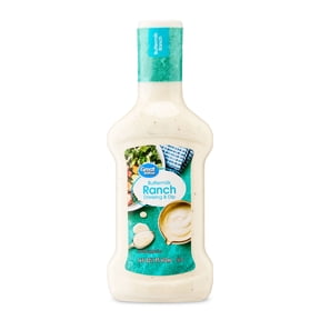 Great Value Classic Ranch Salad Dressing and Dip 16 fl oz with ZESTY ...