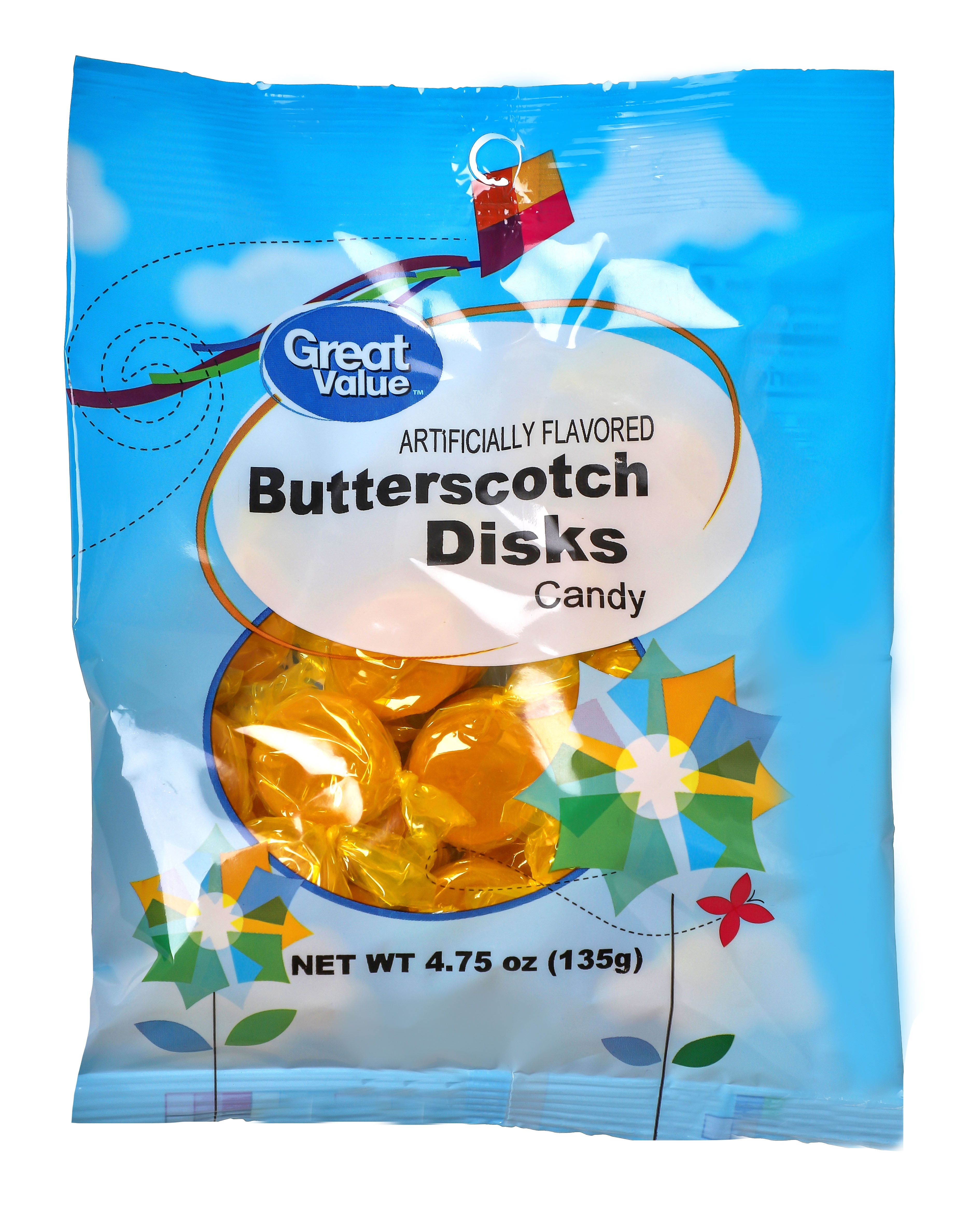 Great Value Butterscotch Disks, 4.75 oz - Walmart.com