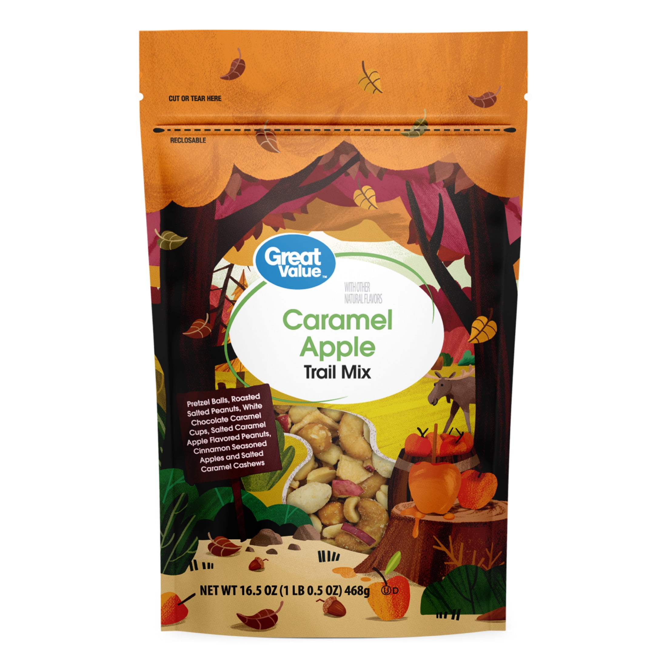 Great Value Caramel Apple Trail Mix, 16.5 oz Bag - Walmart Business ...
