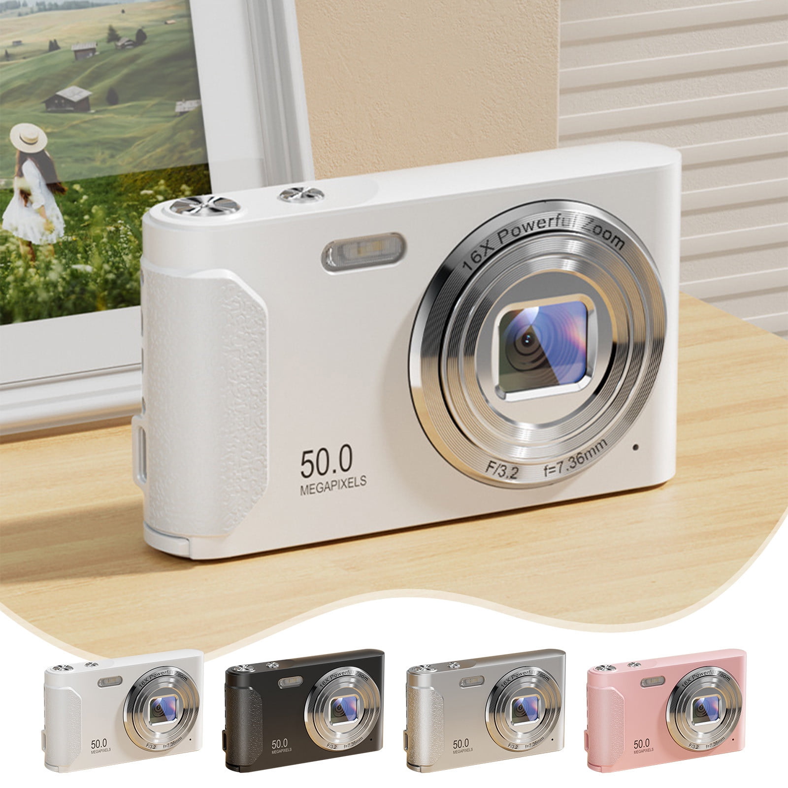 Great Value, Carestrong High Definition Macro Digital Camera, 16X Zoom ...