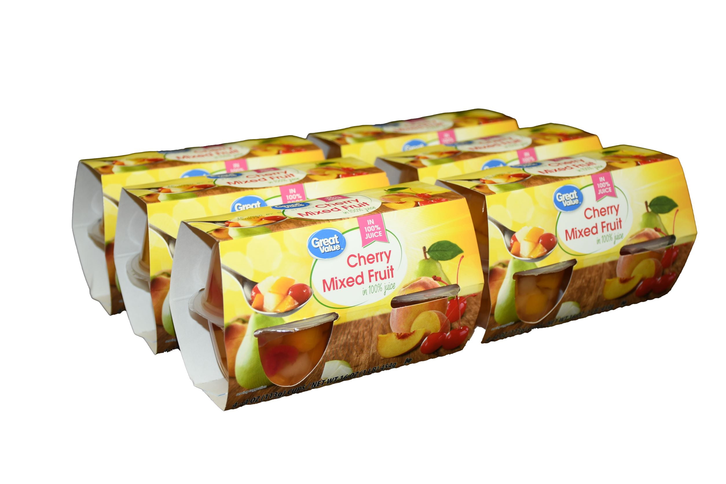 Great Value Cherry Mixed Fruit in 100% Juice - Walmart Business Supplies