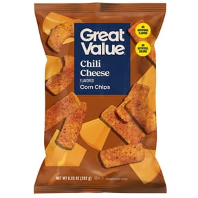 Great Value Corn Chips 9.25 Ounce Bag Crispy Snack for Parties and ...