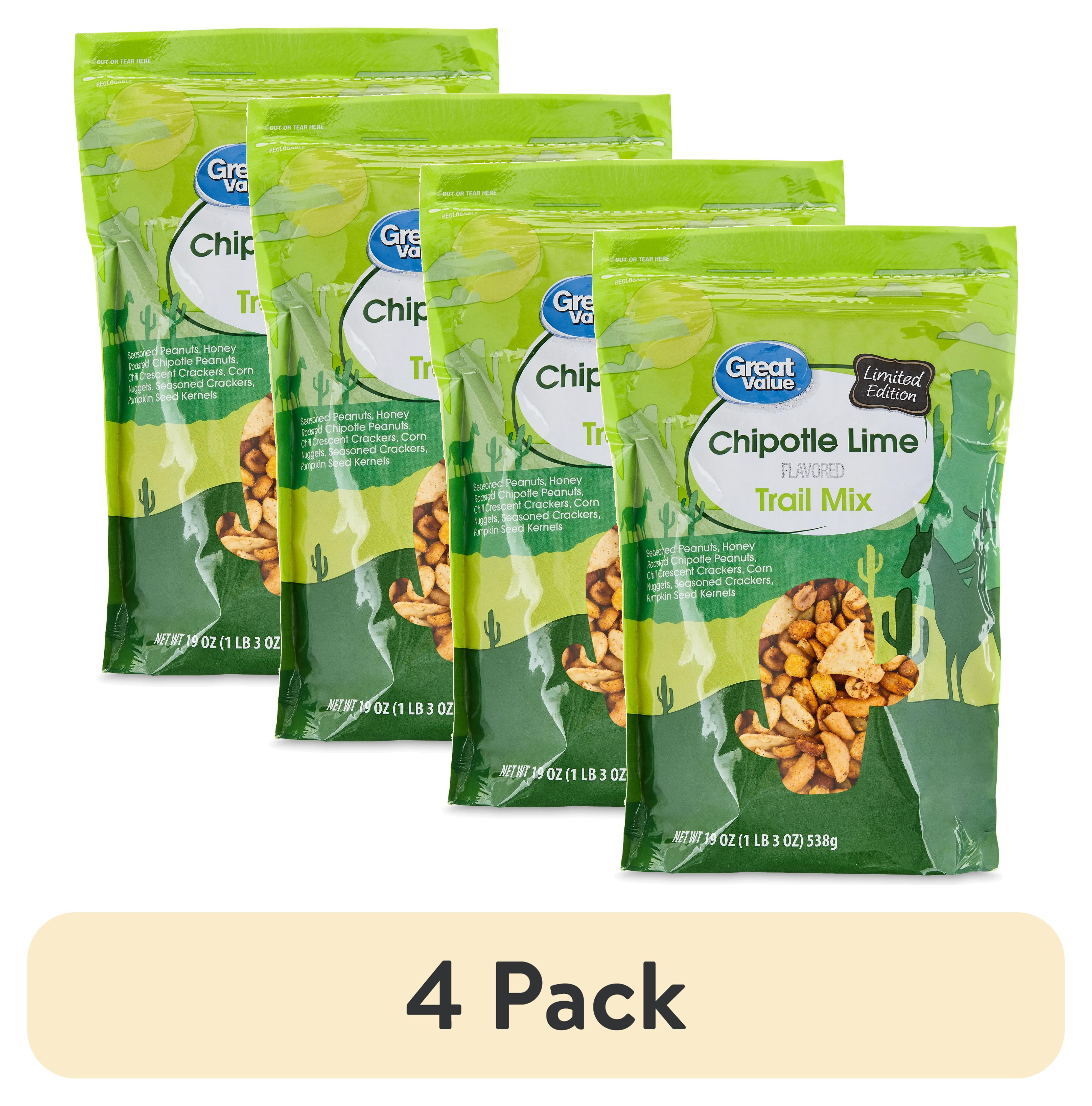 (4 pack) Great Value Chipotle Lime Flavored Trail Mix, 19 oz - Walmart.com