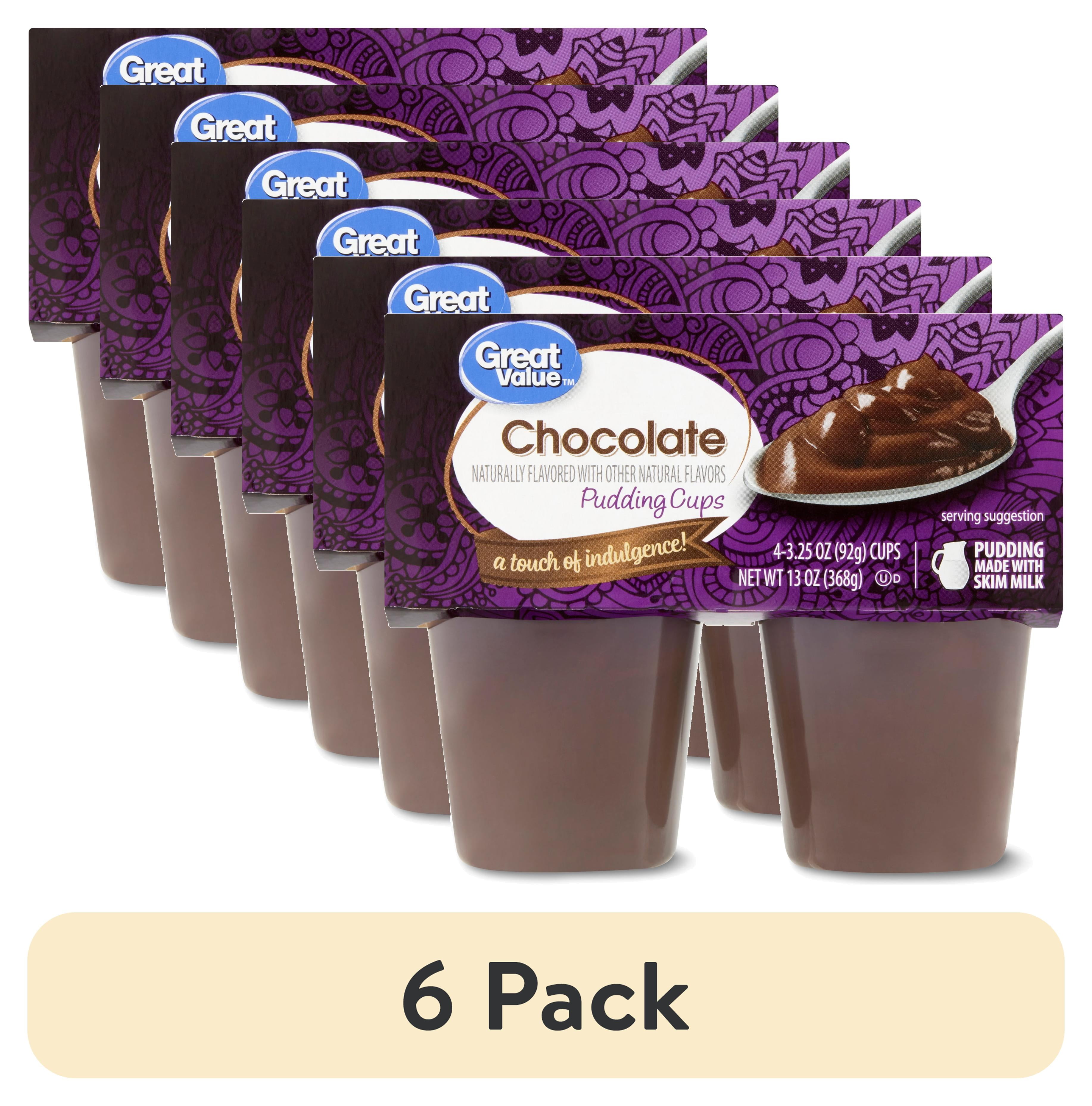 Customer reviews for (6 pack) Great Value Chocolate Pudding Cups, 3.25 ...