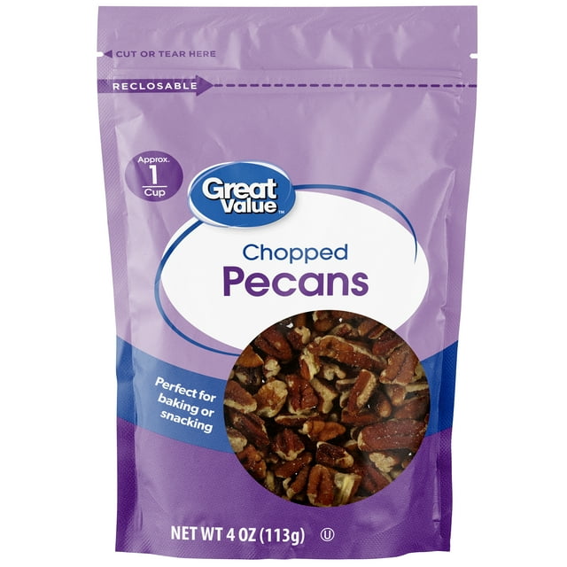 Great Value Chopped Pecans, 4 oz - Walmart.com