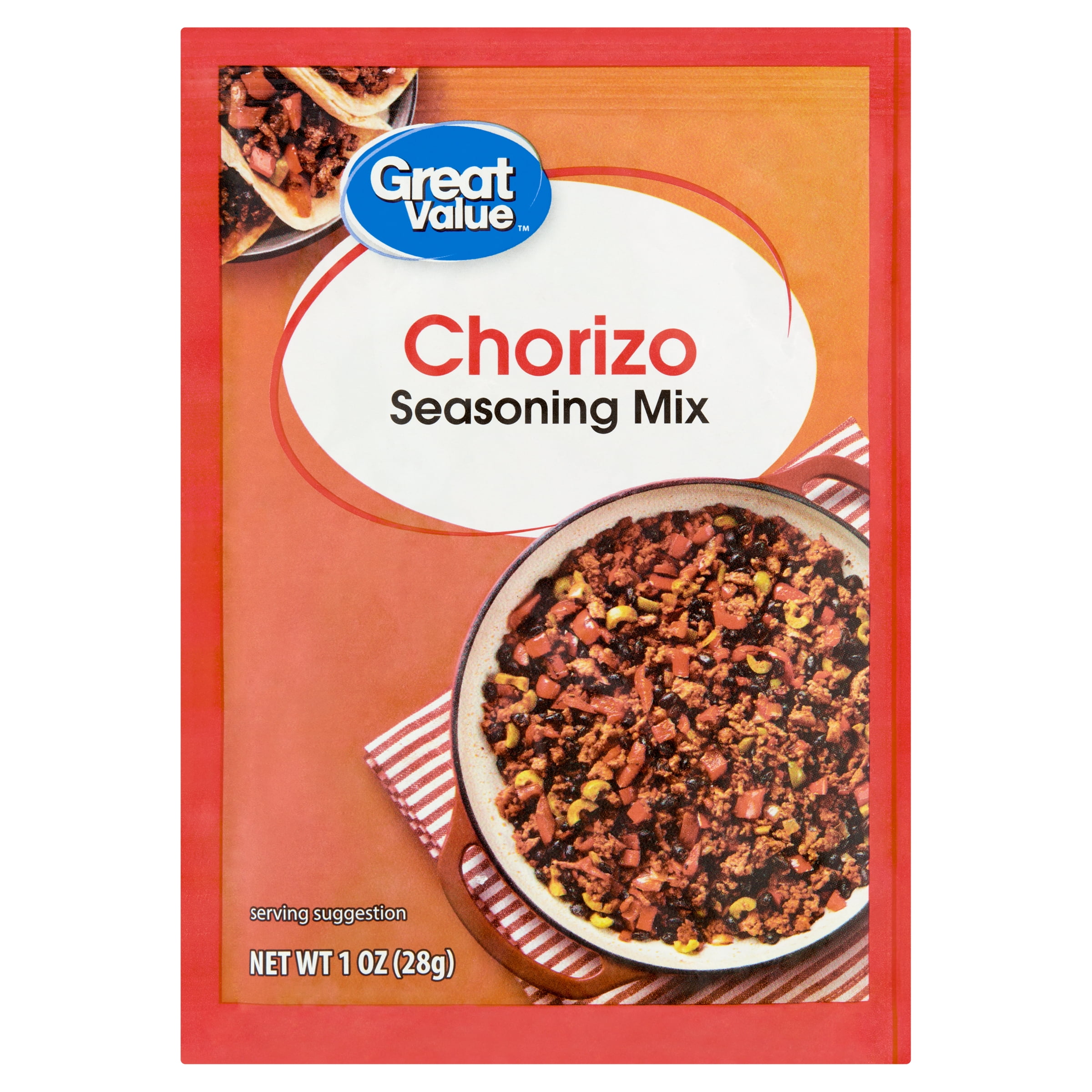 Great Value Chorizo Seasoning Mix, 1 oz - Walmart.com