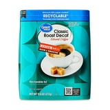 Great Value Decaf Medium Roast Ground Coffee, 9.6 oz, Smooth Rich ...