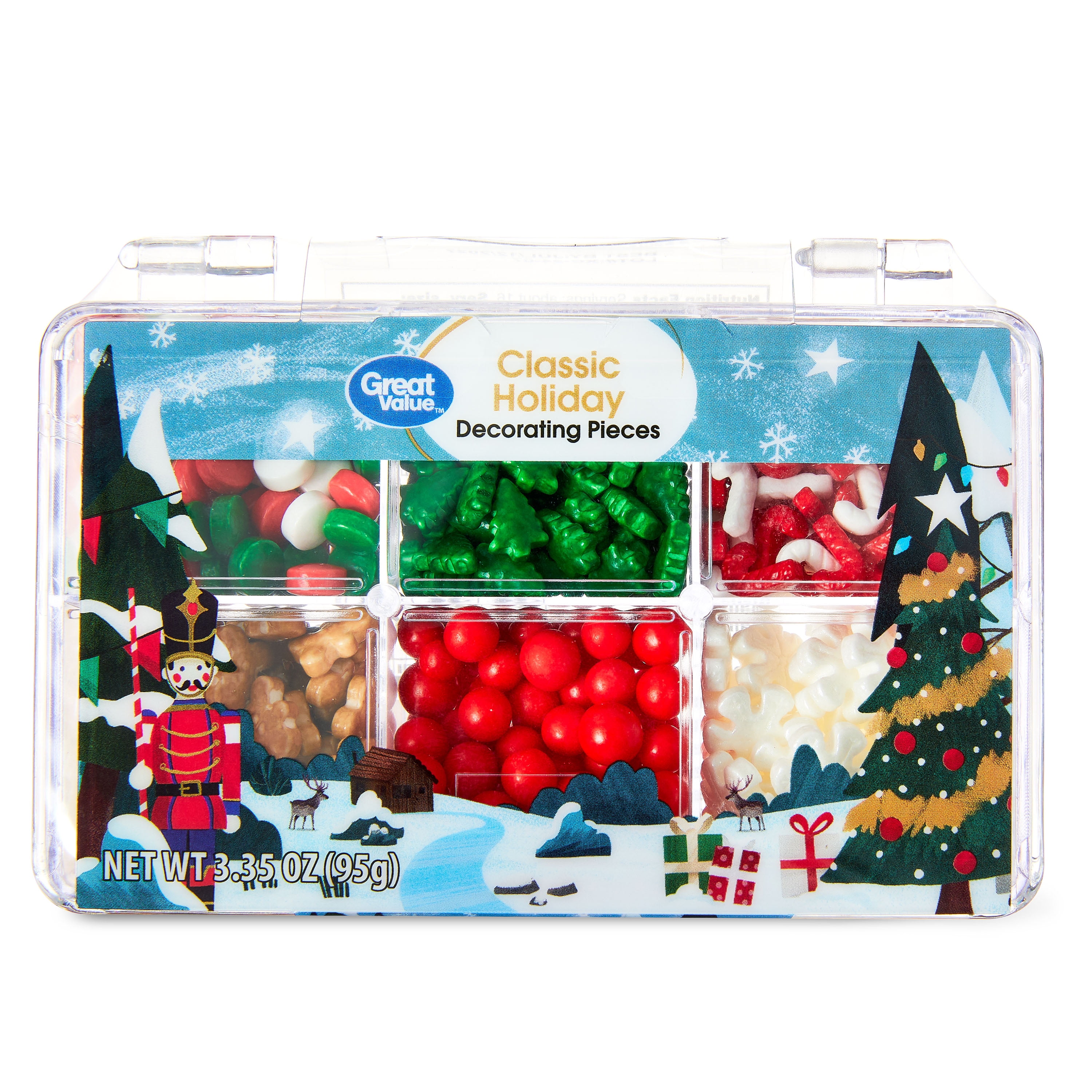 Great Value Classic Holiday Decorating Pieces, 3.35 oz - Walmart.com